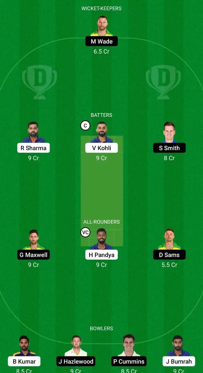 IND Vs AUS Dream11 Prediction, Fantasy Cricket Tips, Dream11 Team, My11 ...