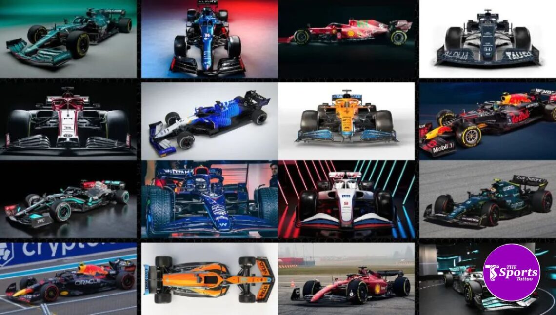 F1 Cars Name List | Formula 1 Cars List | The Sports Tattoo